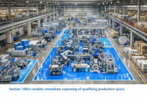 Qualified Production Property 168(n): Manufacturer Tax Windfall Explained